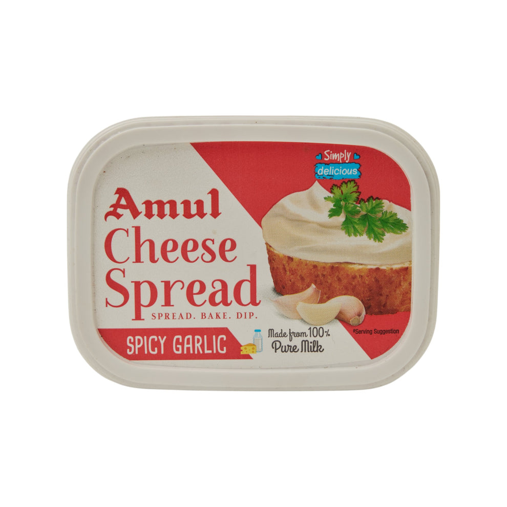 AMUL CHEESE SPREAD SPICY GARLIC – vfdhubb